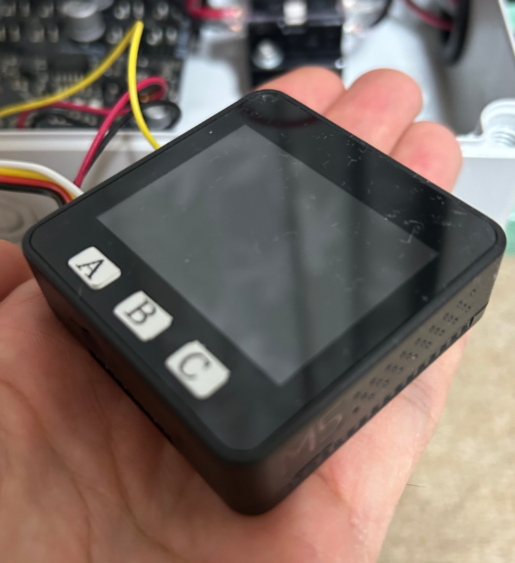 M5Stackでできること：移動ロボットに超音波センサをつけてみる